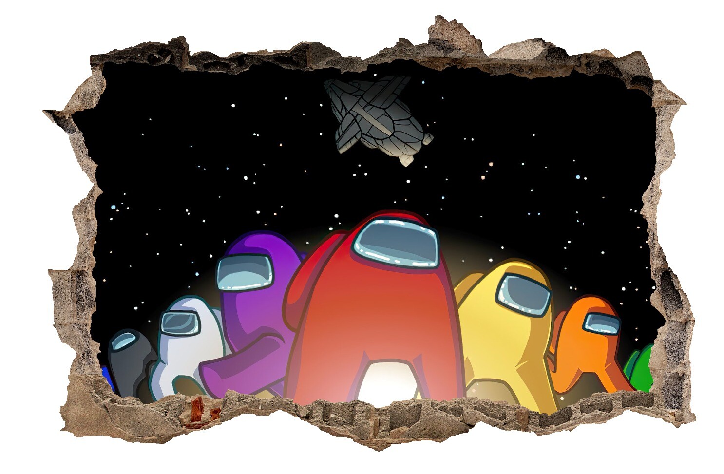 Among Us Wall Art Sticker Game High Quality Bedroom Decal Print | eBay