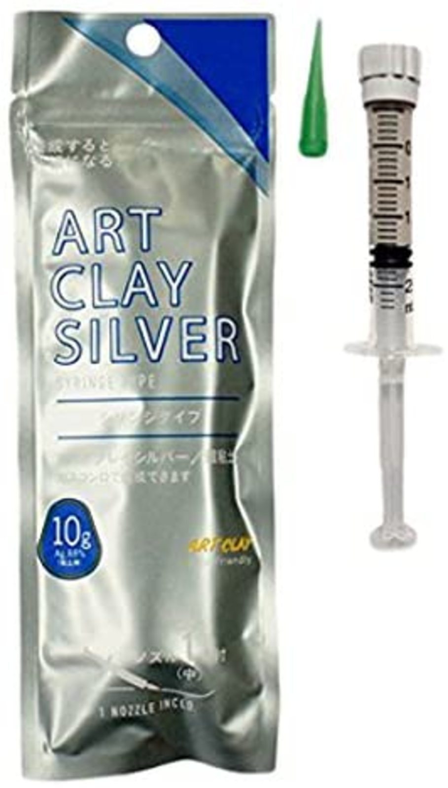ART CLAY ARTCLAY SILVER Art Clay Silver Syringe Type 10g with 1 nozzle ...