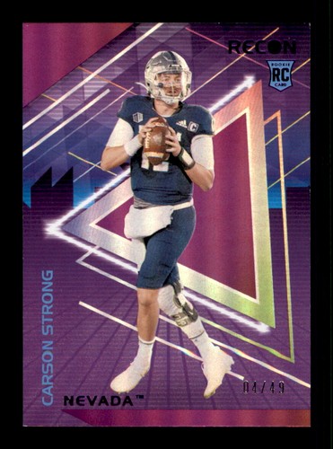 2022 Panini Chronicles Draft Picks - Recon Carson Strong #21 Purple /49 ...