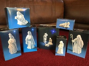 Vintage Avon Nativity Collectibles Porcelain 9pc. Set w/ Boxes | eBay