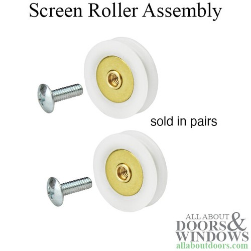 Marvin Screen Door Rollers 2 Pack Replacement Wheels For Top Hung ...