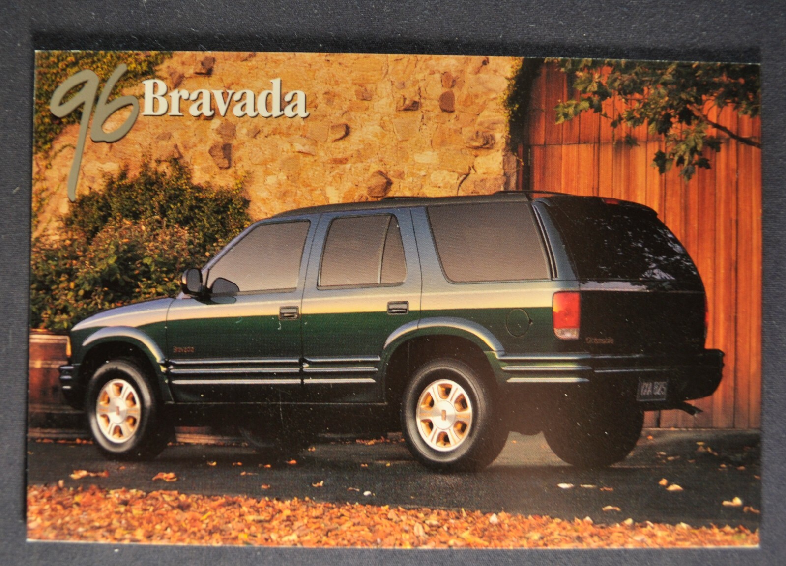 1996 Oldsmobile Bravada Postcard Brochure SUV Excellent Original 96 | eBay