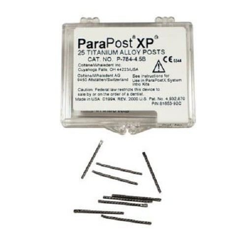 COLTENE P78445B ParaPost XP blue .045" (1.14mm) titanium post 25 BOX | eBay