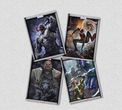 Topps Marvel Collect Artist Spotlight Skan - 4 Card Rare Set No Award ...