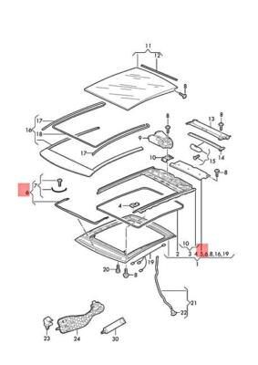 Genuine AUDI VW SKODA SEAT A3 Wind Deflector 1S0877651C | eBay