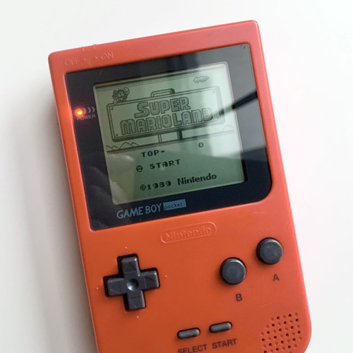 🌹 RED GAMEBOY POCKET ⭐️ RARE ⭐️ GENUINE & ORIGINAL Nintendo Game Boy ️ ...