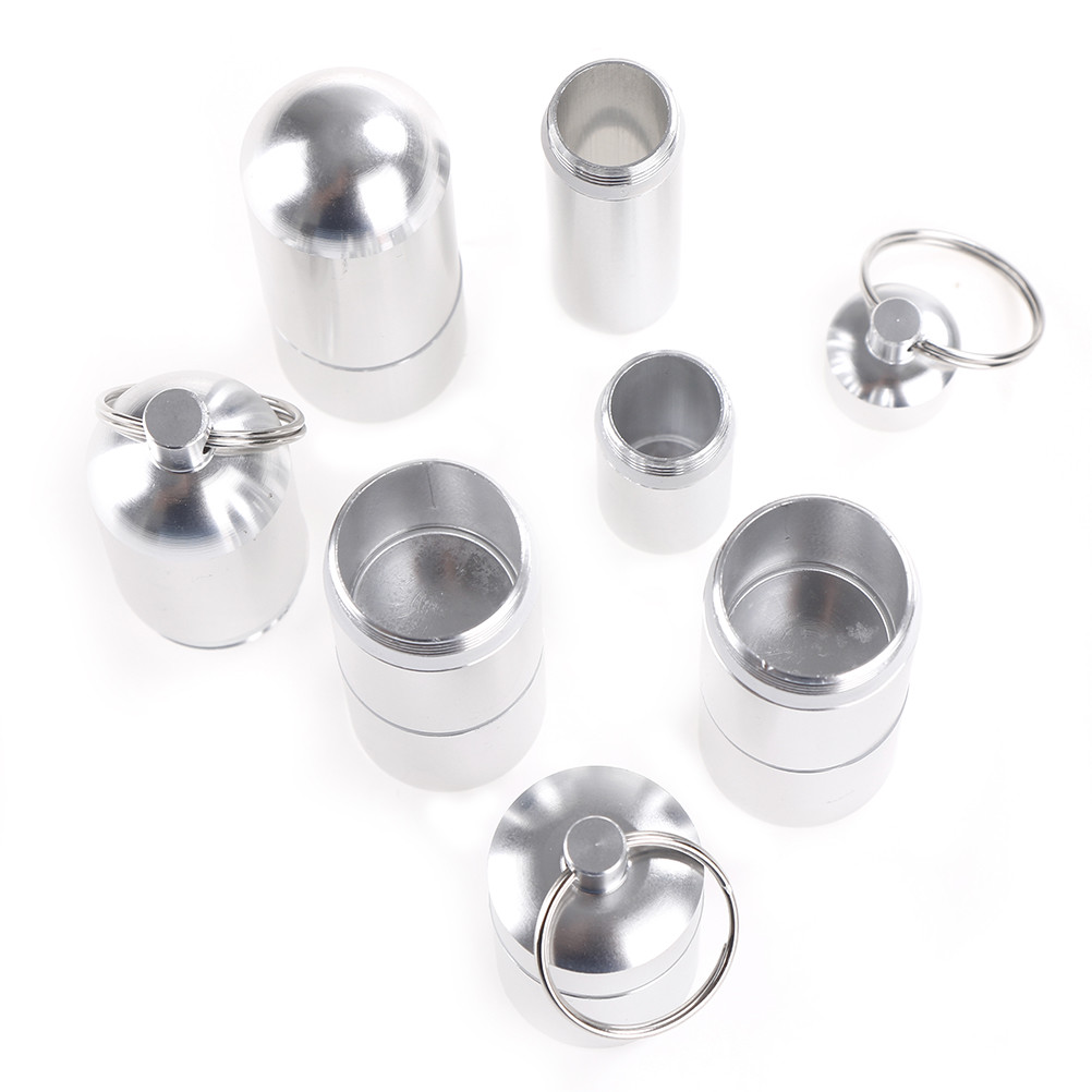 Portable Survival Waterproof Capsule Seal Bottle Holder Case Container ...