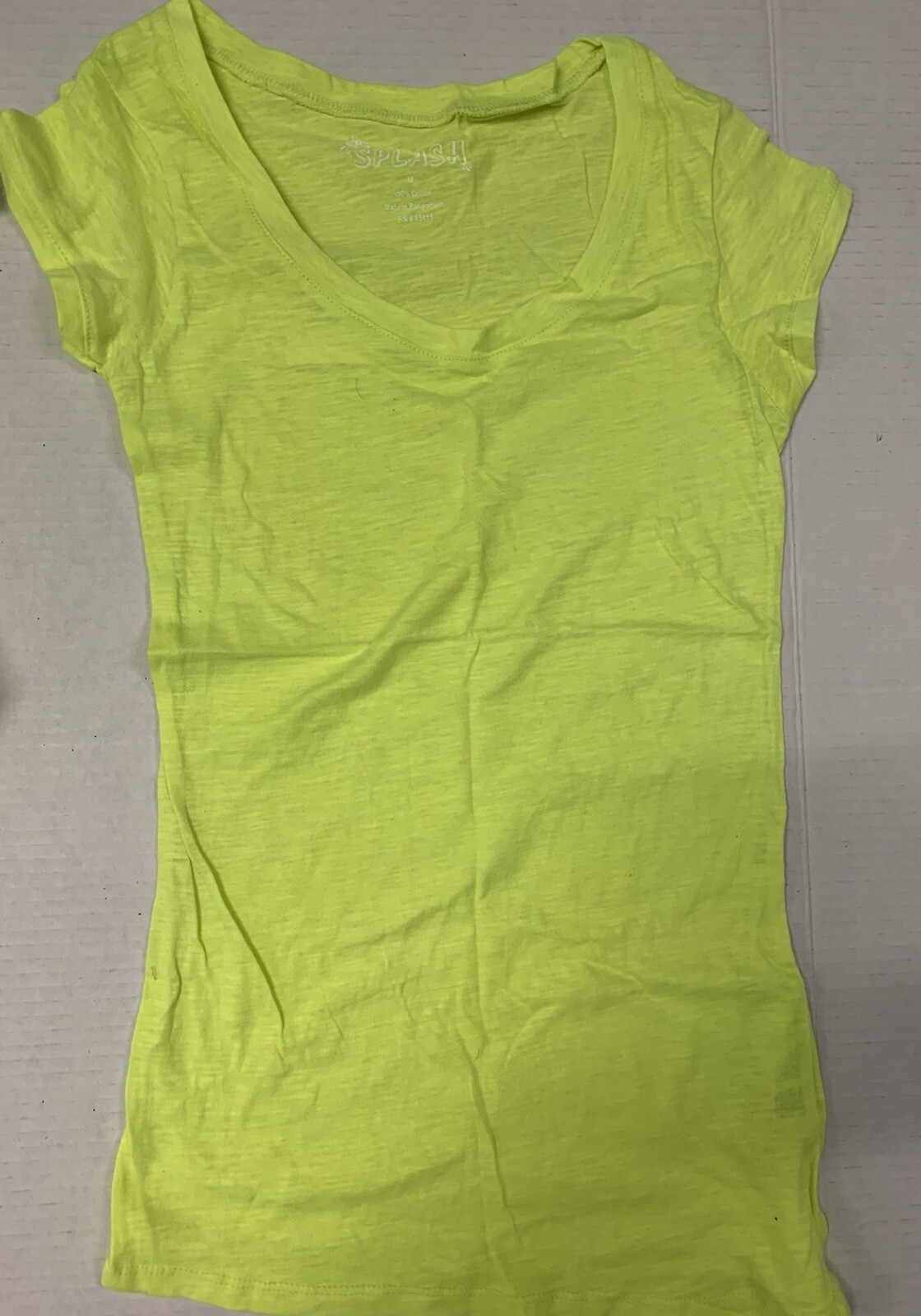 Neon Yellow T shirt-SMALL | eBay
