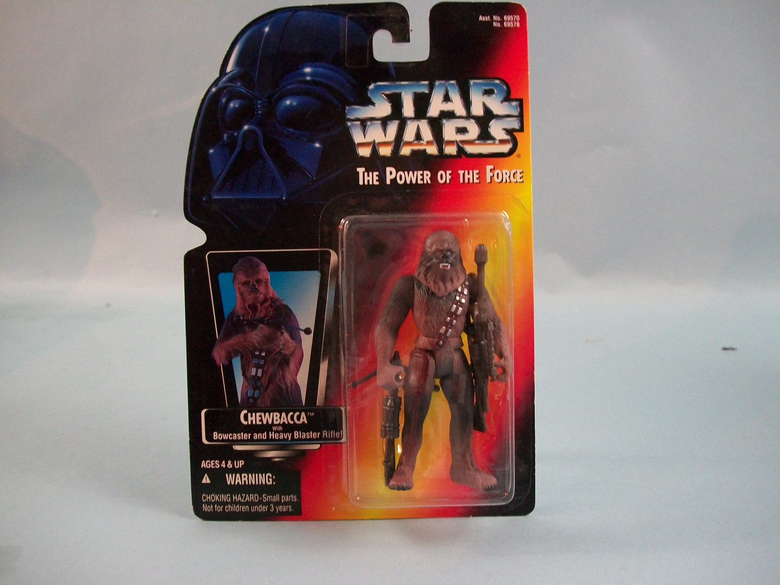 Star Wars Power of the Force Red Card Chewbacca 1995 Bowcaster ...