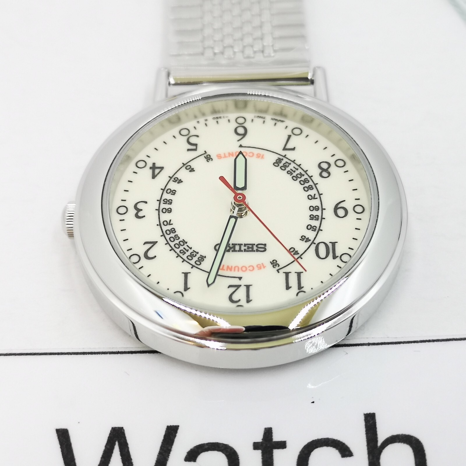 SEIKO Pocket Watch SVFQ003 White Silver Nurse Watch Men's Watch New in ...