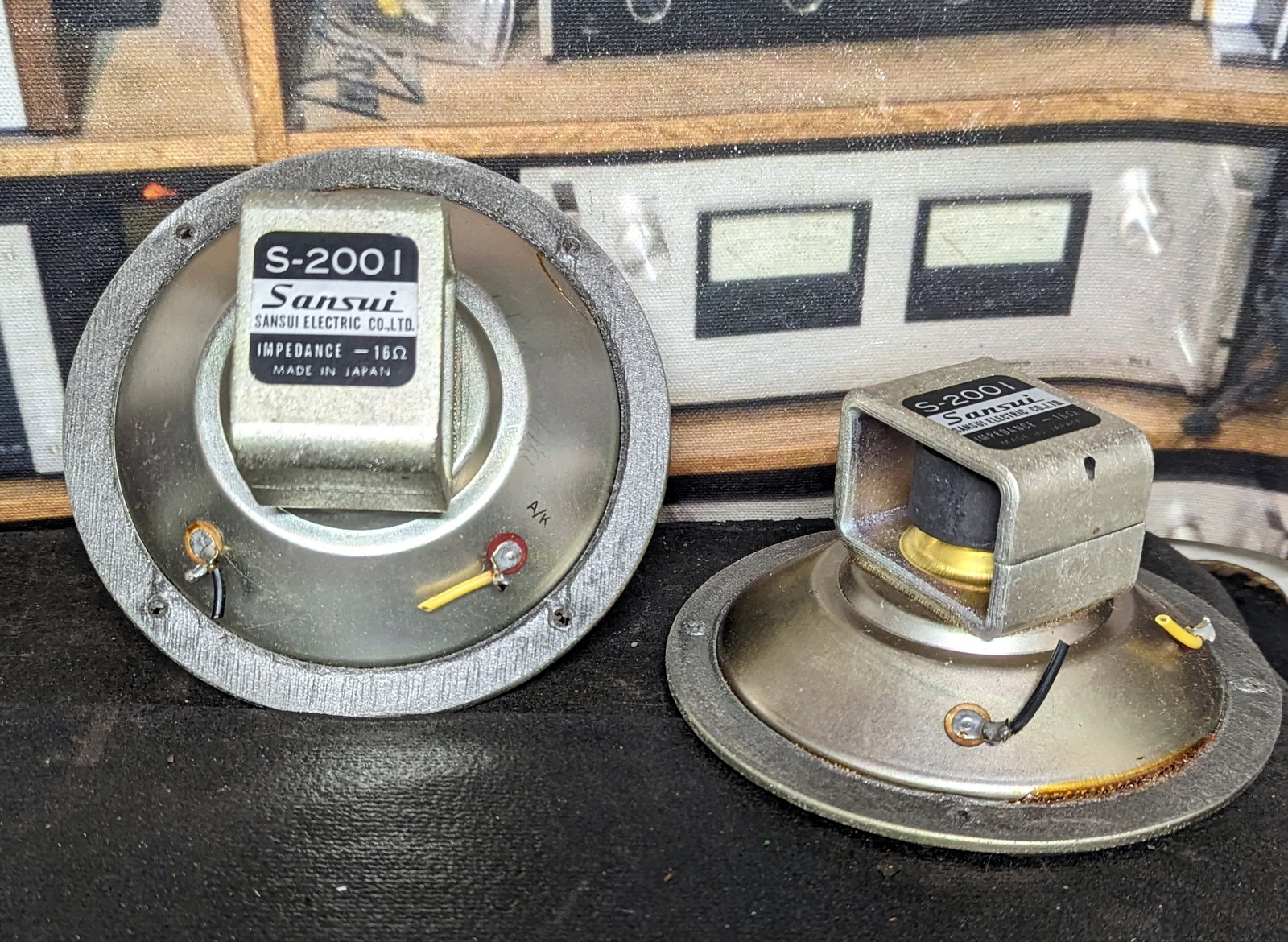 2 Sansui midranges from SP-2000 speakers - SP-2001 | eBay