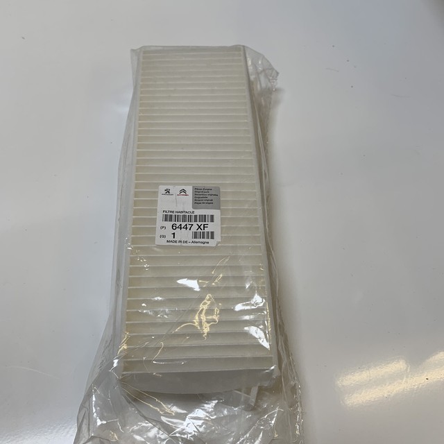 PEUGEOT Patner Mk3 Genuine Pollen Filter 6447XF for sale online | eBay