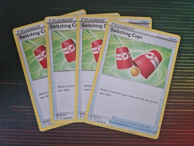 Pokémon TCG Switching Cups 162/203 playset x4 Uncommon Evolving skies ...