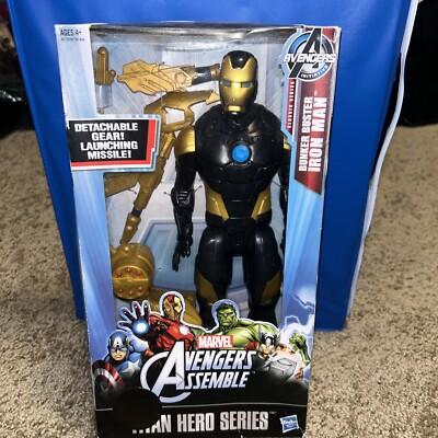 Marvel Avengers Assemble Titan Hero Series Bunker Buster Iron Man 12 ...