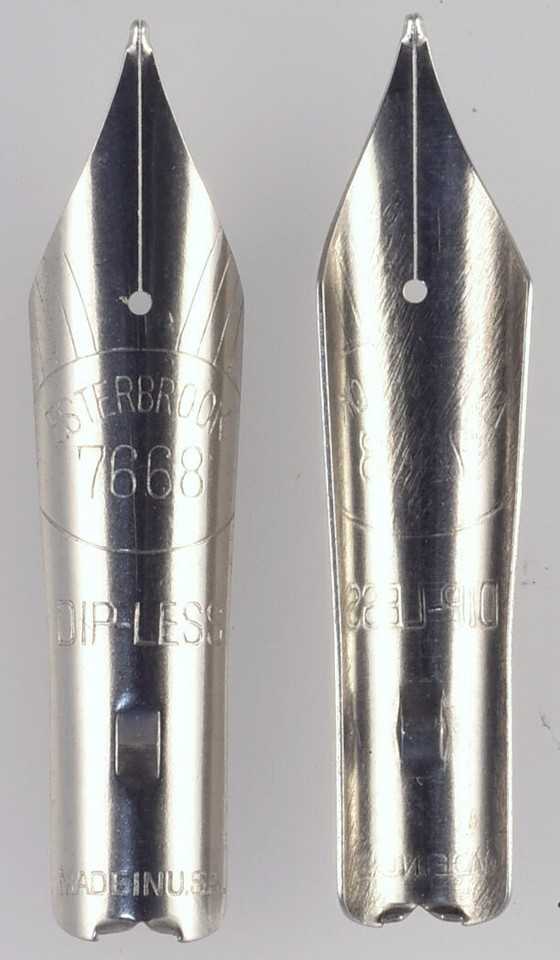 Esterbrook Dip Less 7668 nib medium osmiridium tipped NEW OLD STOCK ...