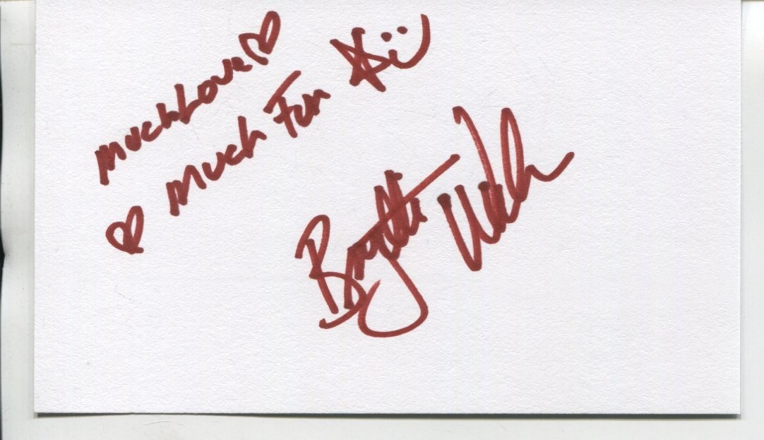 BRIGITTE NIELSEN hand signed AUTOGRAPH 1133 | eBay