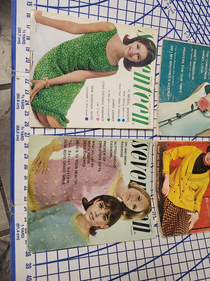 1964 SEVENTEEN Magazine Lot Of 4 Americas Teen Magazine | eBay