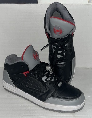 Y2K Retro PHAT FARM BASKETBALL SHOES high top SNEAKERS mens Size 12 Black Gray | eBay