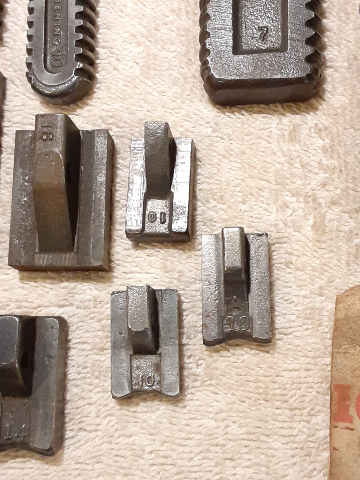 Mixed Lot Pipe Wrench Parts Jaw Heel Jaw RIDGID TRIMO PROTO USHCO ...