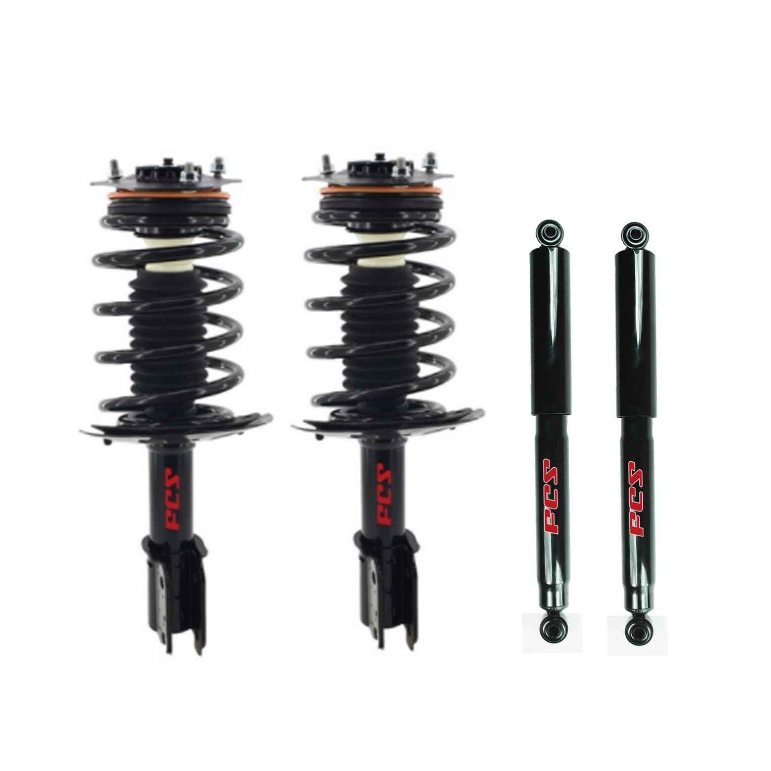 FCS Front Struts and Springs Rear Shocks Kit For Pontiac Montana 05 SV6 ...