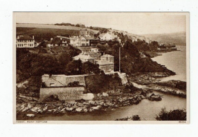 CORNWALL POSTCARD OF FOWEY POINT NEPTUNE. | eBay UK
