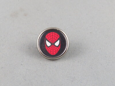 Spider-Man Pin (VTG) - Spider-Man Face Pin - Celluloid Pin | eBay