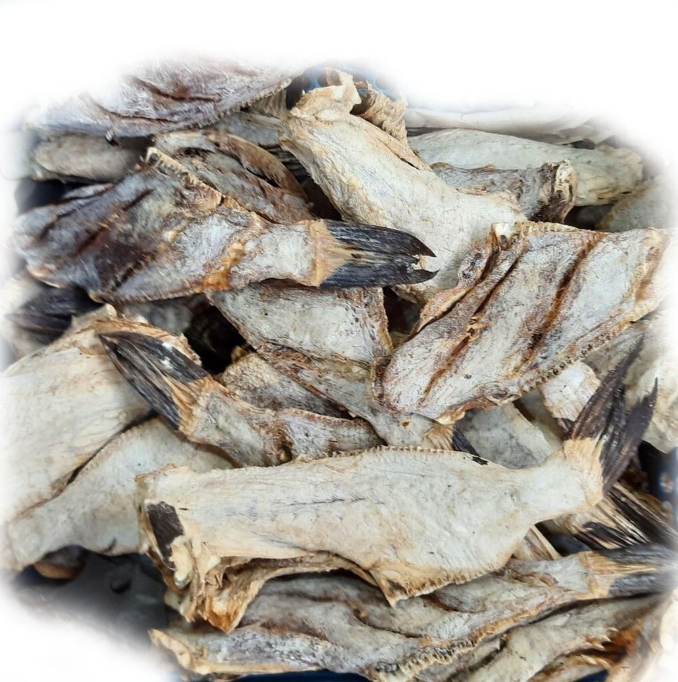 Sun Dried Queen Fish And Sea Chicken 200g Seafood Well Cleaned Salted ...