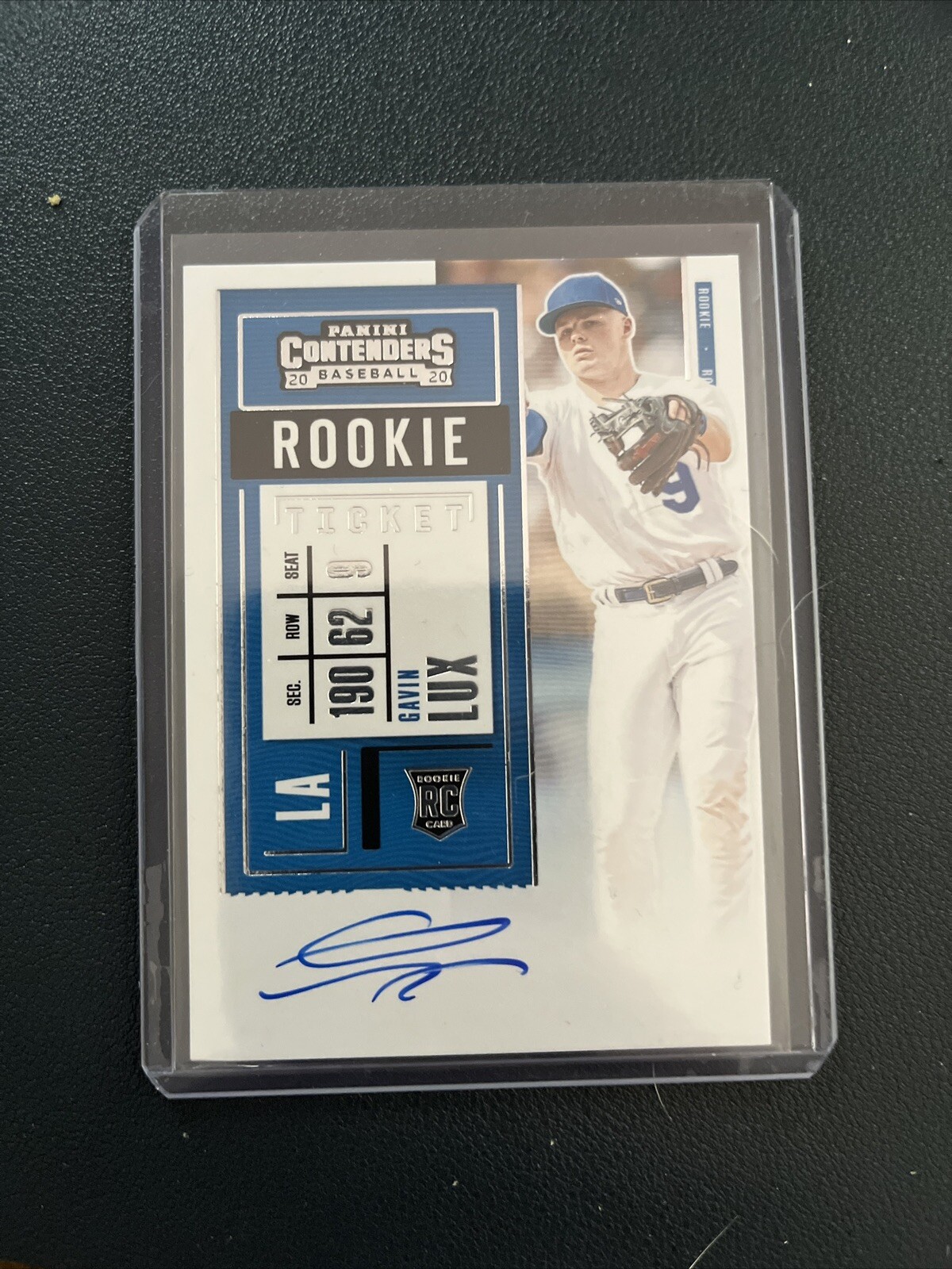 Gavin Lux 2020 Panini Contenders Autograph Dodgers Rookie On Card ...