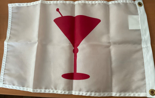 Cocktail Time Novelty Boat Flag 12"x18" 200DNylon-Brass Eyelets | eBay