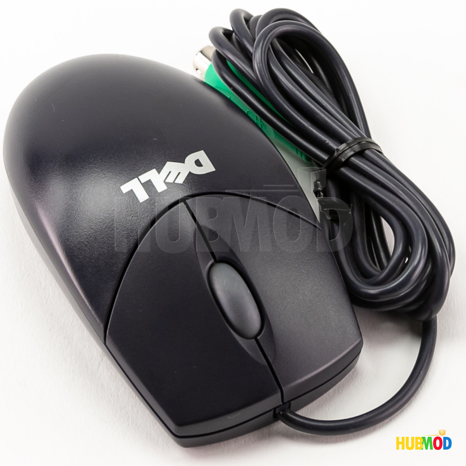 Vintage DELL LOGITECH (M-S69, M071KC) Black PS/2 Scroll Wheel Wired ...