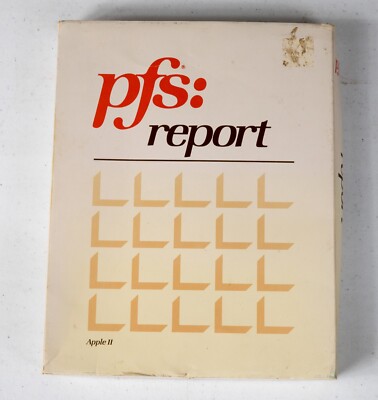 Vintage pfs: report for Apple II ST534B05 | eBay