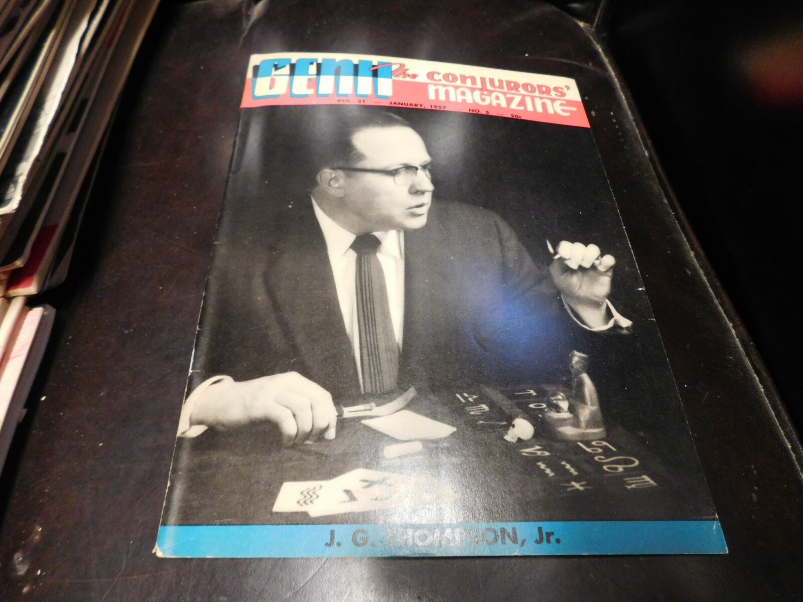 Genii Conjurors' Magic Magazine Magician J.G. Thompson Jr January 1957 ...