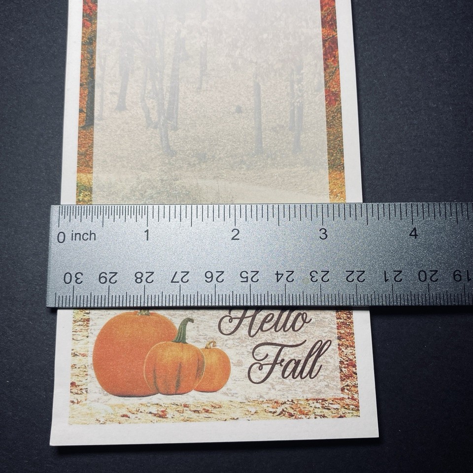 Promo Note Pad Pumpkins Autumn ~ Hello Fall~ To Do List Memo Realty ...