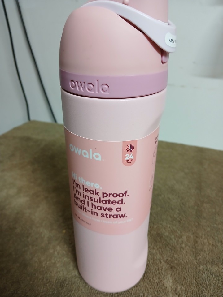 Starbucks x Owala Collab Limited Edition Pink Stainless Steel Water Bottle | eBay