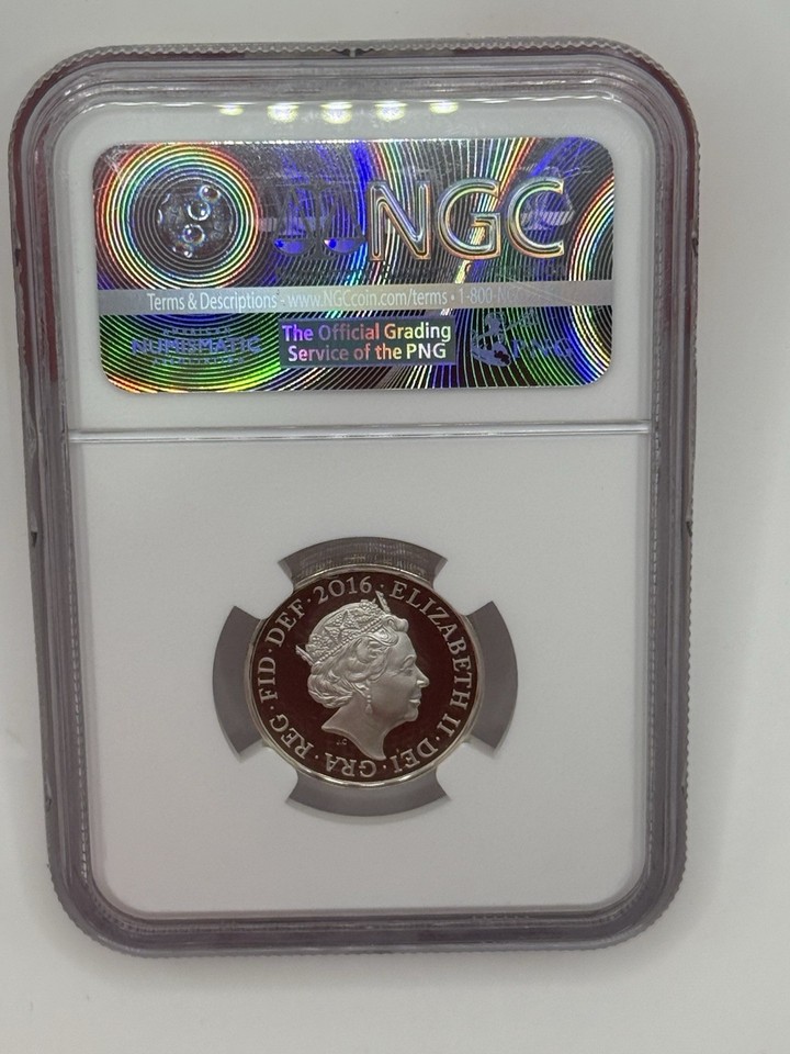 2016 Great Britain Last Round Pound Coin PF 69 Ultra Cameo Graded By ...