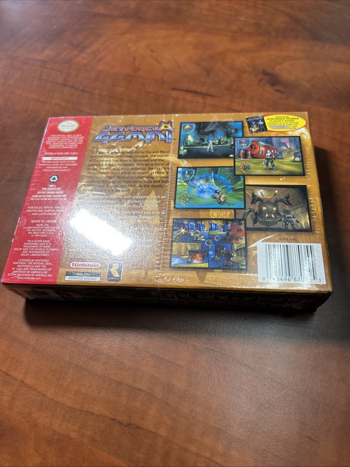 Jet Force Gemini (Nintendo 64, 1999) N64 Brand New Sealed NIB Rare ...