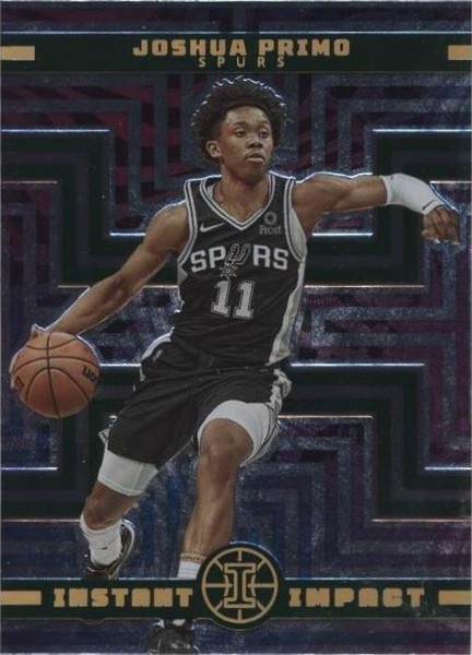 2021-22 Panini Illusions - Instant Impact Emerald #13 Joshua Primo (RC ...