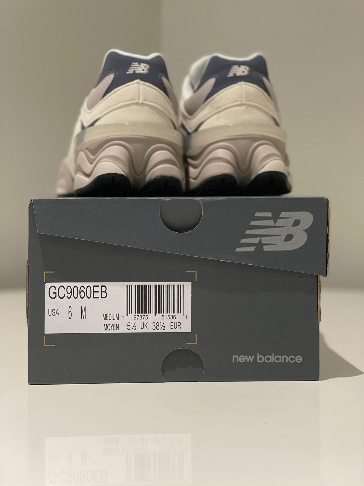 New balance 9060 GS Off White Navy GC9060EB - Next Day Delivery 🚚 | eBay UK