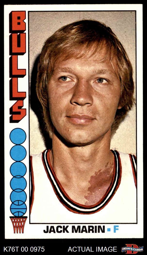 1976 Topps #72 Jack Marin Bulls Duke 6.5 - EX/MT+ | eBay
