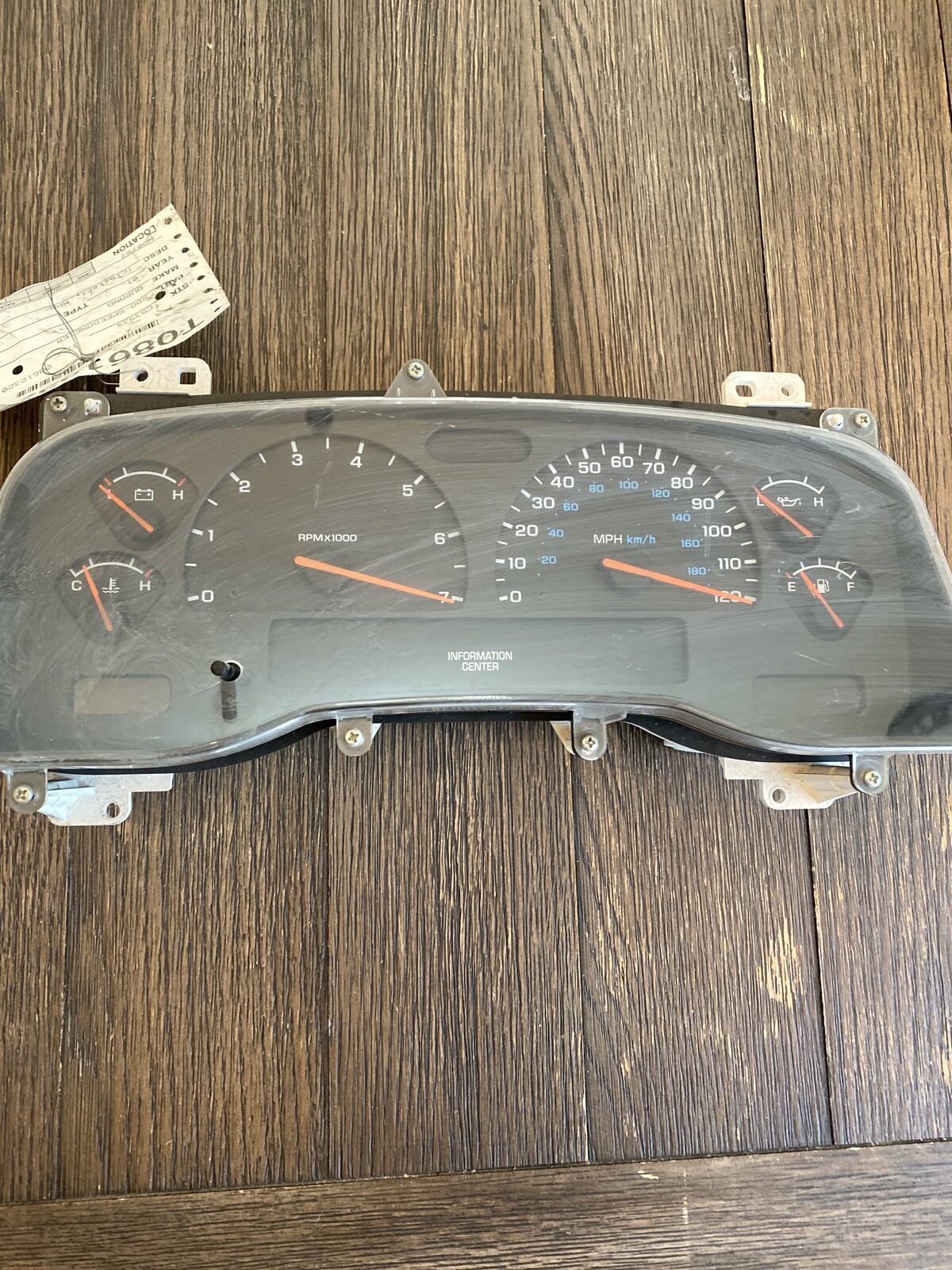 2001 02 03 DODGE DURANGO MPH INSTRUMENT CLUSTER SPEEDOMETER F22 | eBay
