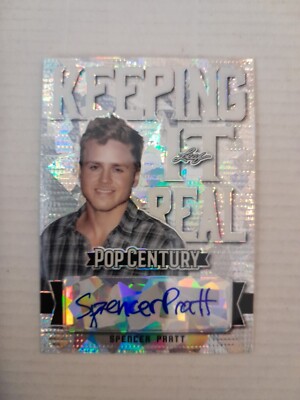 Spencer Pratt /20 Silver Ice KIR Autograph Card 2021 Leaf Pop Century ...
