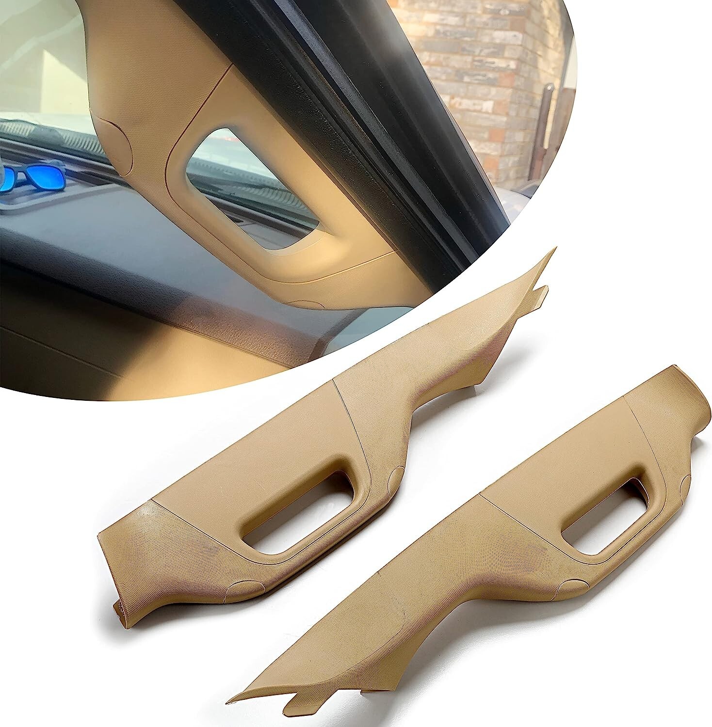 Left Right Interior Trim A Pillar Handle Fits 2011-2016 Ford F250 F350 ...