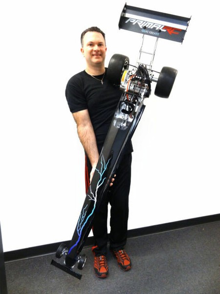 Primal RC 1 5 Scale Ready to Run Brush-less Electric Dragster 1/4 Drag ...