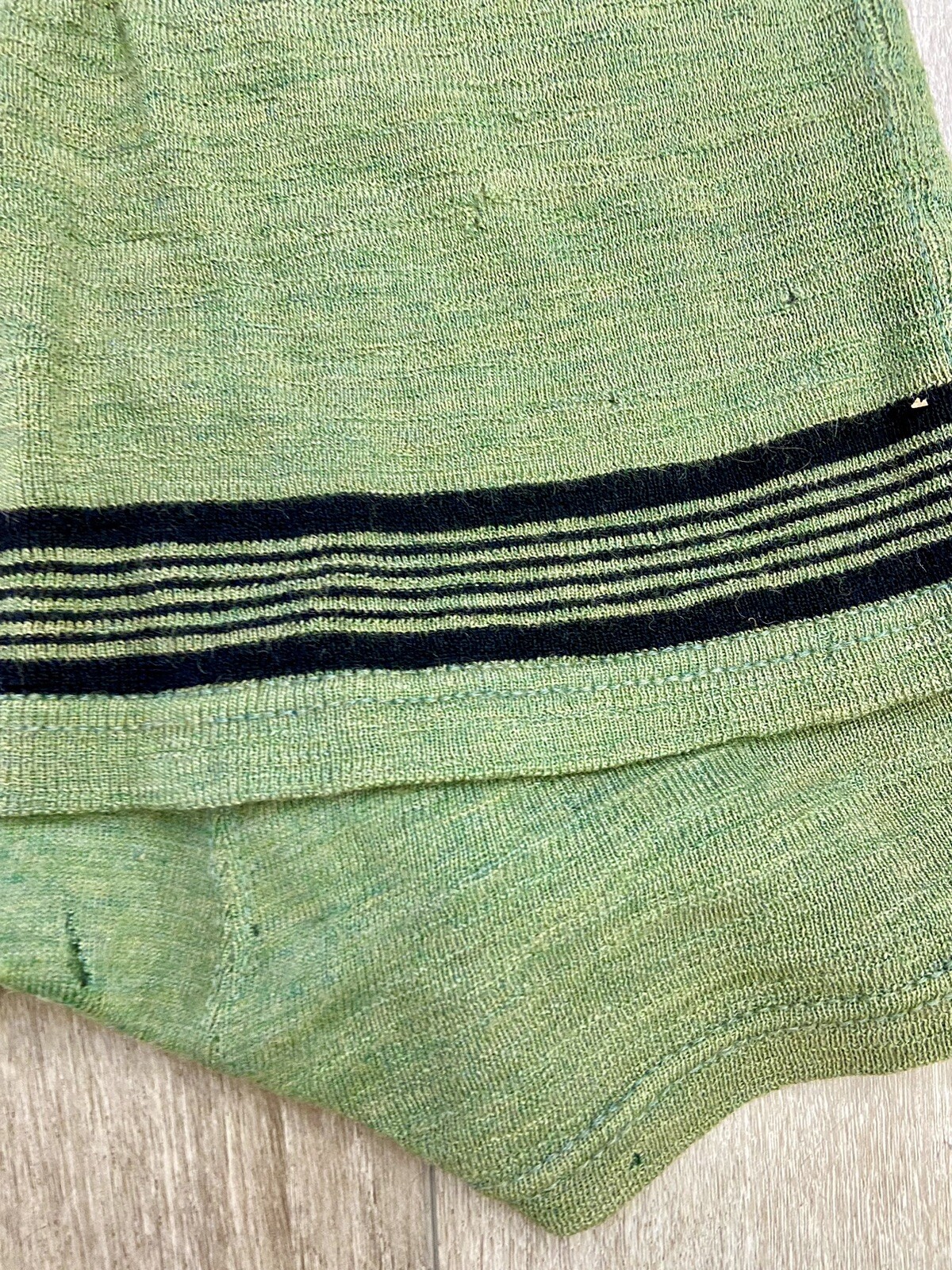 Antique 1920s Jantzen Wool Knit Green Swim Suit Bathi… - Gem