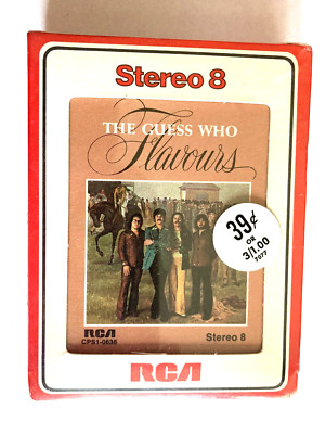 The Guess Who Flavours 8 Track Tape 1975 Factory Sealed | eBay