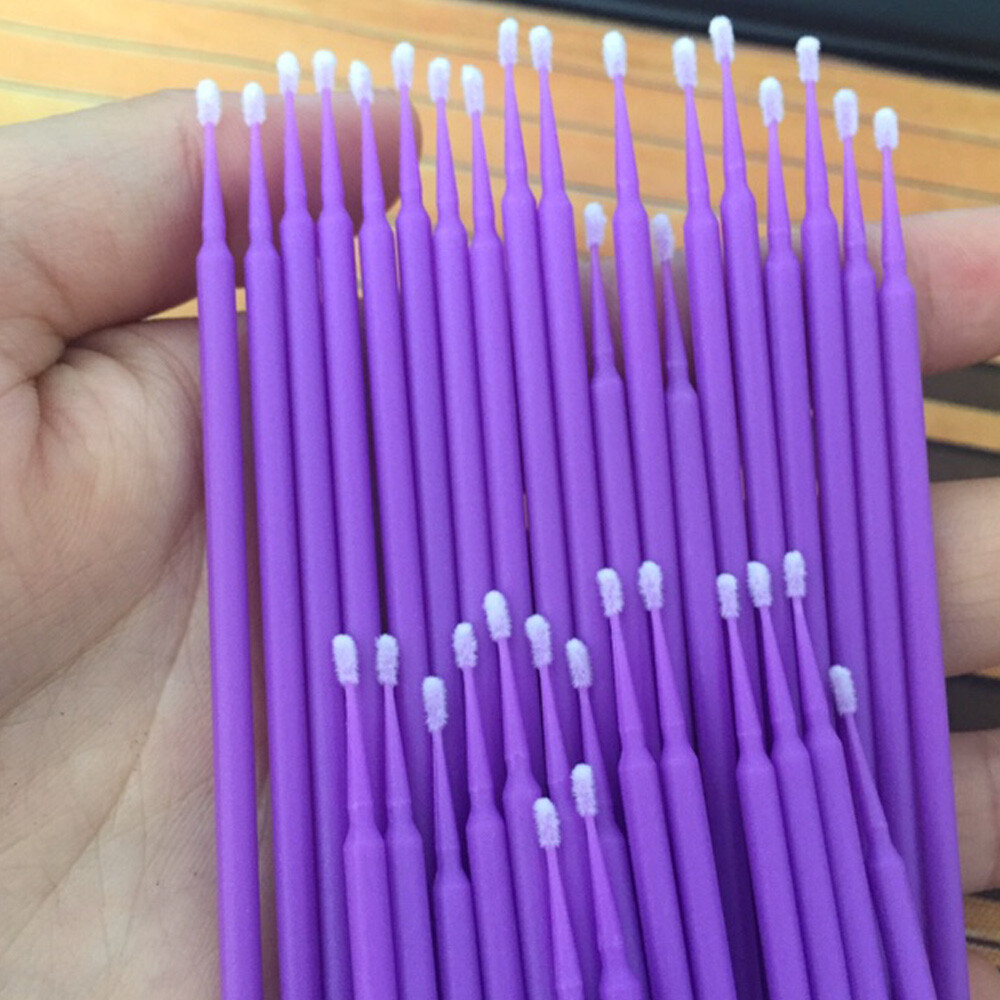 100Pc 1/2mm Micro Car Touch Up Paint Brushes Brush Small Tips Micro ...
