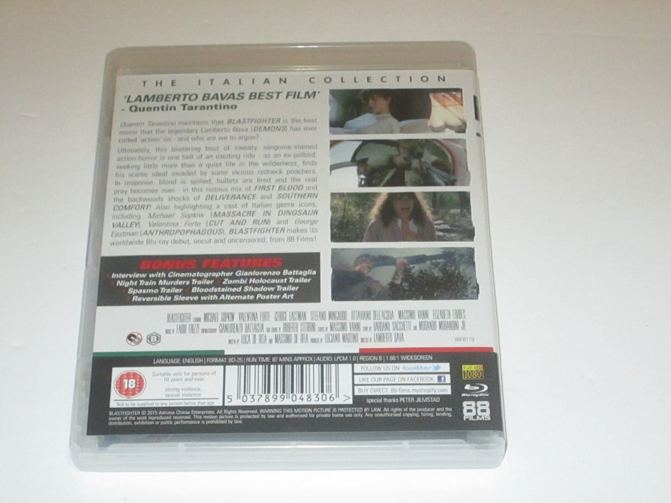 Blastfighter Blu-Ray 88 Films Region B | eBay