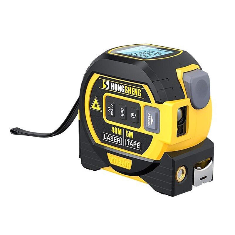3 in 1 40m Measure Ruler LCD Display Distance Meter Laser Measuring ...