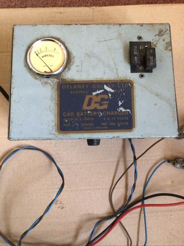Vintage Delaney Gallay Battery Charger 6 Volt And 12 Volt Tested ...