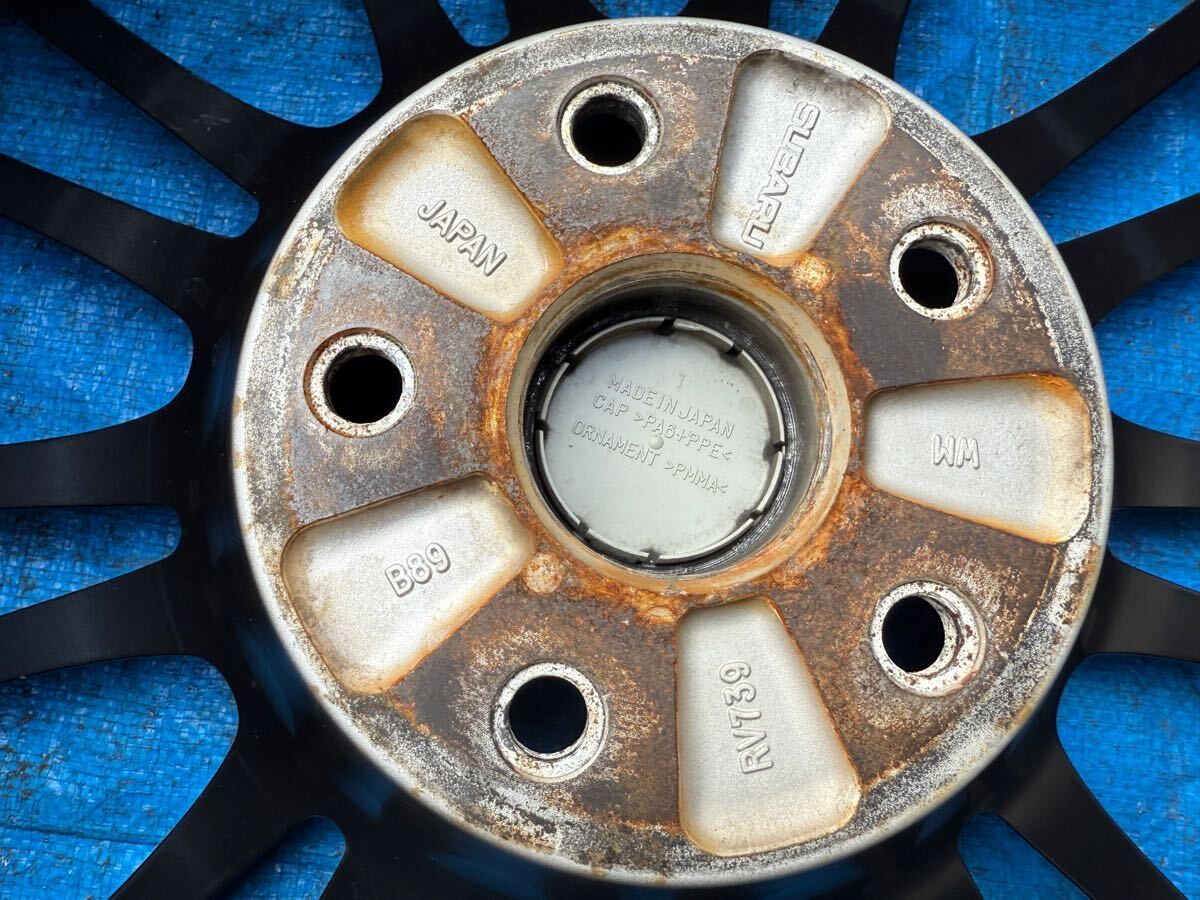 Forged Subaru Sti Genuine Option Bbs Rv739 18 8.5J 55 Gvb Gvf Grb ...